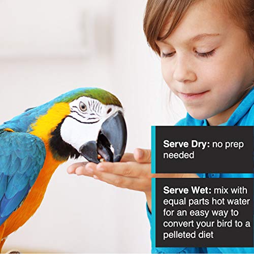 Tropimix Bird Food, Large Parrot Food with Seeds, Fruit, Nuts, Vegetables, Grains, and Legumes, Enrichment Food, 20 lb Bag
