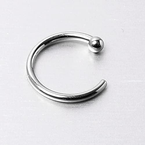 Body Candy Nose Hoops 14k Gold White Gold Nose Ring Piercing Jewelry 18 Gauge 5/16"