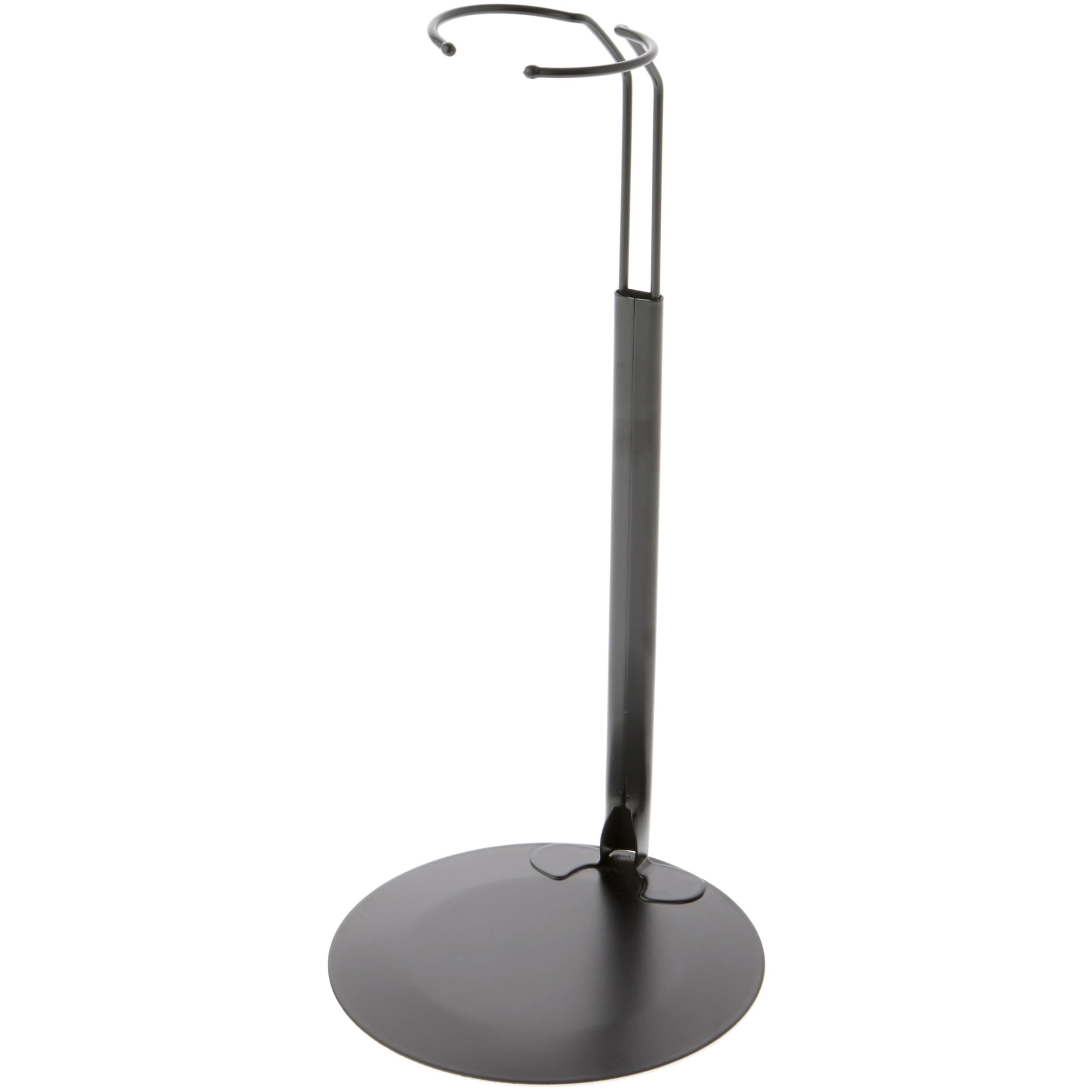 Plymor DSP-10B Black Adjustable Doll Stand, fits 16, 17, 18, 19, 20, 21, 22, 23, and 24 inch Dolls or Action Figures, Waist is 2.5 to 3.5 inches Wide, 7 to 9 inches Around, Pack of 6
