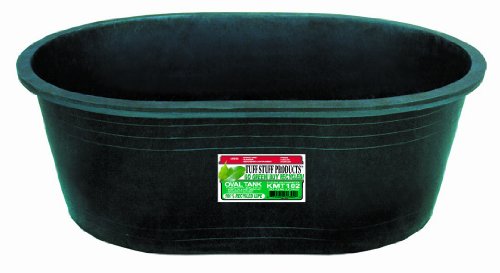Tuff Stuff Products KMT102 Oval Tank, 30-Gallon,Black