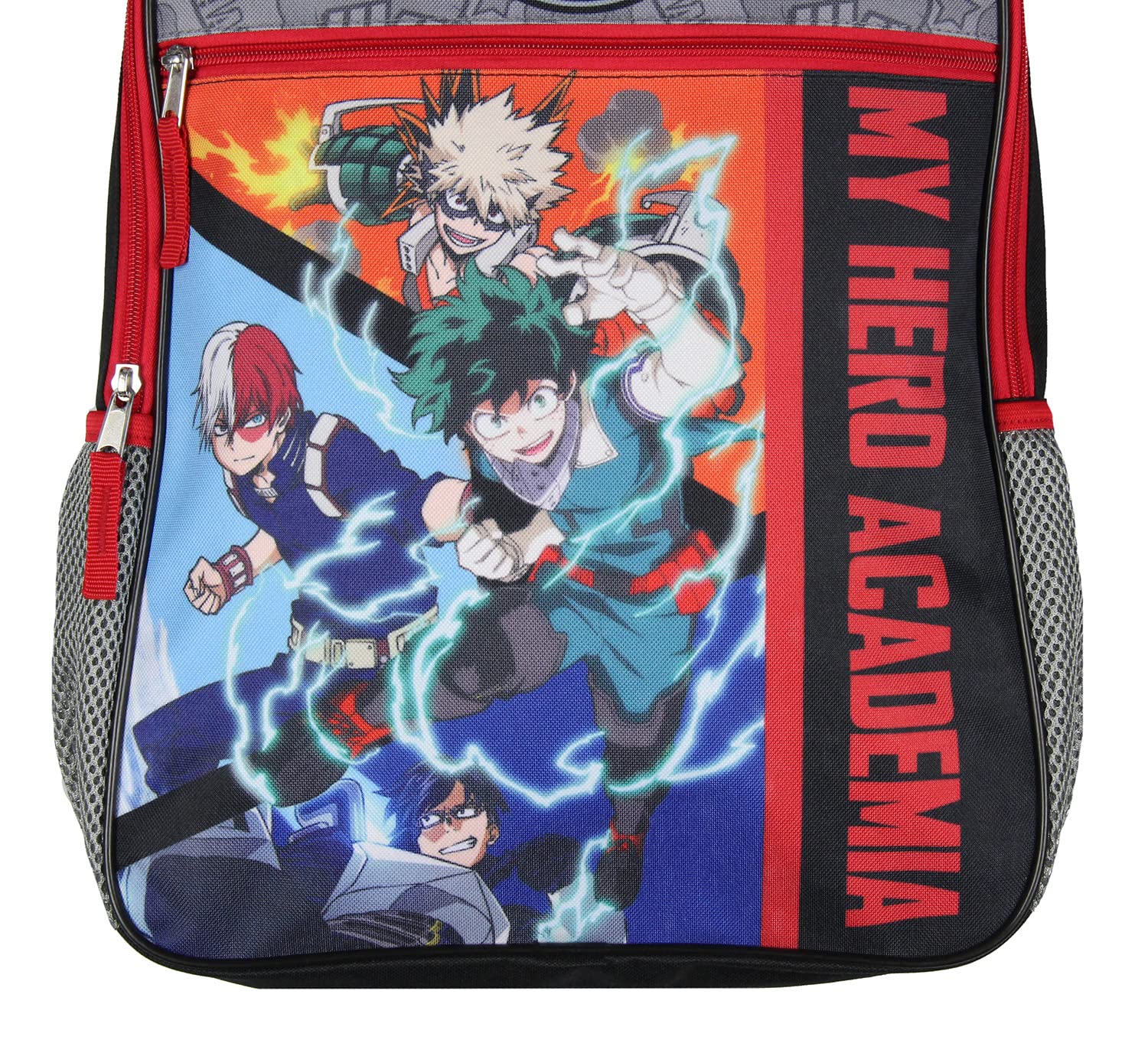Bioworld My Hero Academia Backpack Anime Manga Deku Bakugo Shoto Todoroki School Travel Backpack