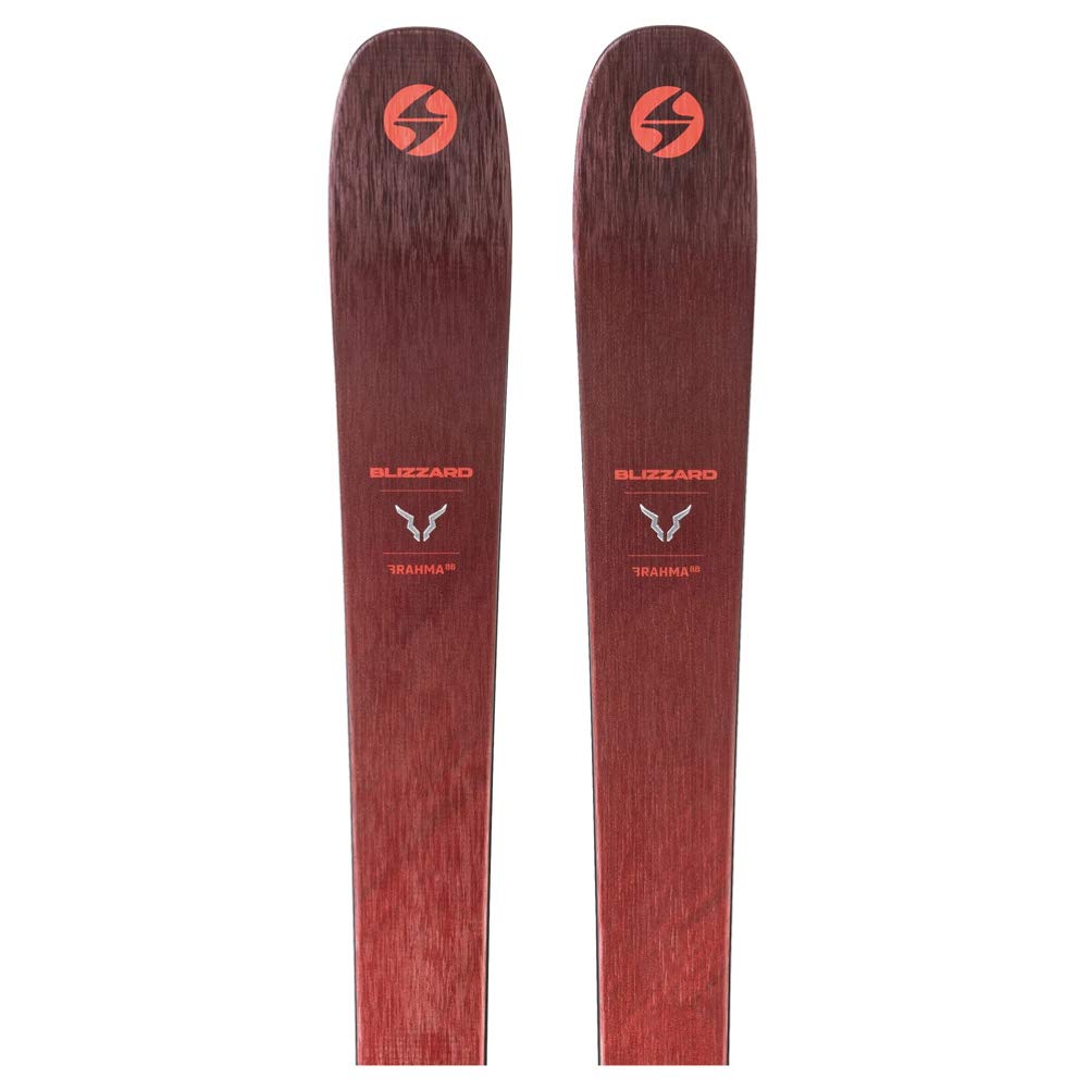 Blizzard 8A005200001 Men's Brahma 88 All-Mountain Freeride Red Skis, 189