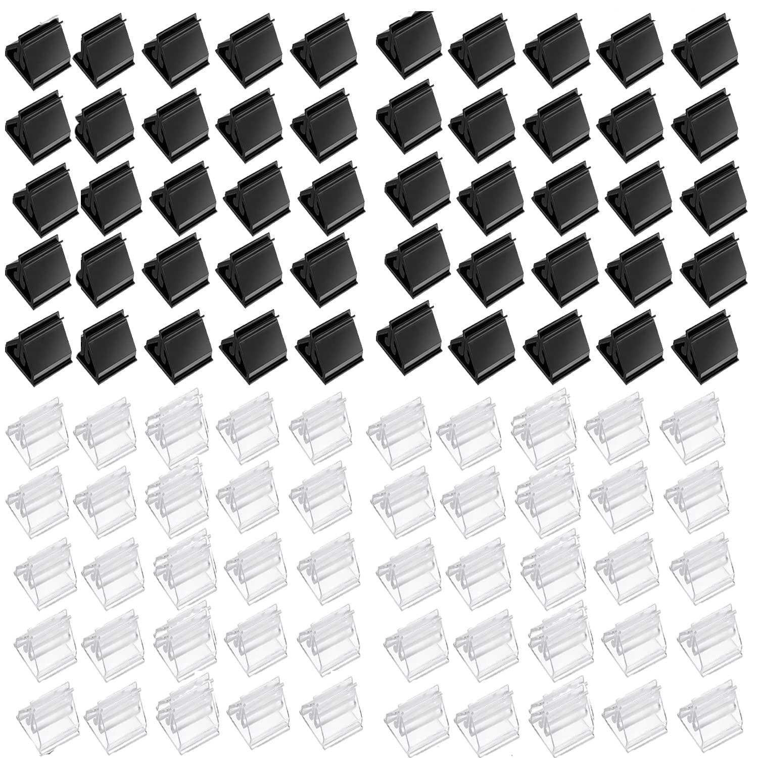 Darovly 100Pcs Plastic Game Card Stands Board Markers Plastic Card Holder for Board Game,DIY Game Card,Party Favor,Home or Office Organization