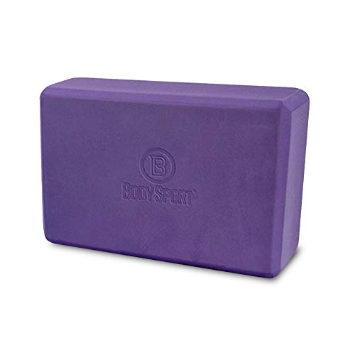 Body Sport Foam Yoga Block 3 x 6 x 9-Inch, Blue