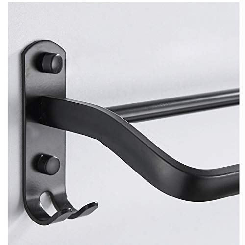 DFHBFG Kitchen Hanging Rack Suction Pad, Reusable, Easy to Install, Easy-Cleaning, Perfect for Bathroom and Kitchen (Black)