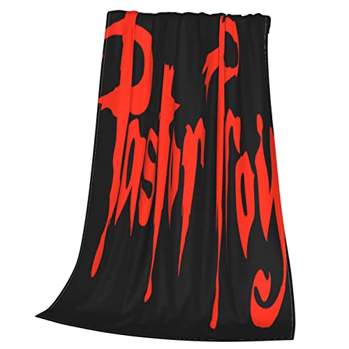 Flannel Blanket Pastor Troy Soft Lightweight Throw Blanket Warm Durable Sofa Couch Decor Beding 50"X40"
