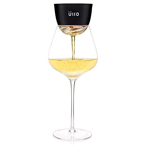 Ullo Wine Purifier with 4 Selective Sulfite Filters. Remove Sulfites and Histamines, Restore Taste, Aerate, and Experience the Magic of Ullo purified wine.