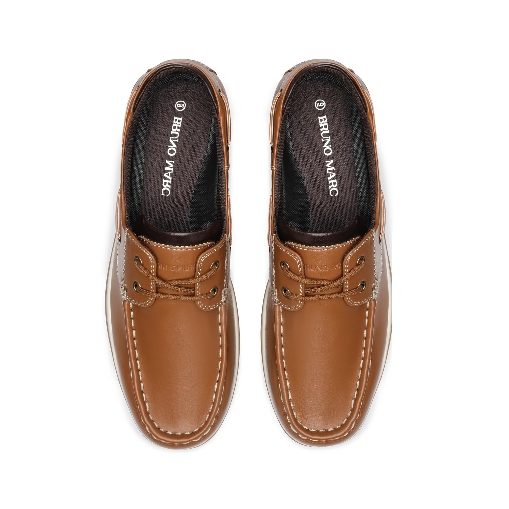 Bruno Marc Men's Boat Shoes Casual Dress Shoes, Brown, Size 13, SBLS2341M