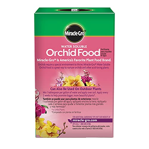Miracle-Gro Water Soluble Orchid Food, Plant Fertilizer, 8 oz. (12-Pack)
