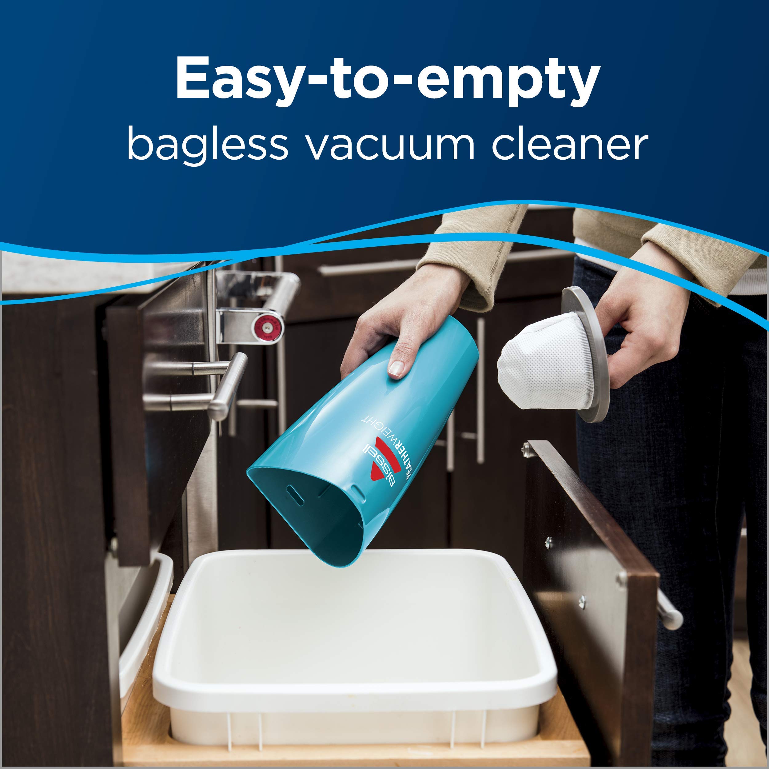 BISSELL Featherweight Stick Lightweight Bagless Vacuum, 2033M, Black (Renewed)