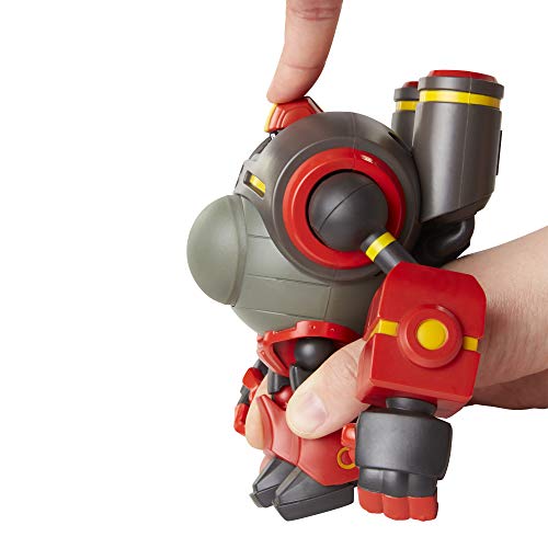 Mega Man Fully Charged β Deluxe Guts Man Articulated Action Figure with Expanding Belly and Guts Man Buster Accessory (to swap onto the Mega Man figure)! Based on the new show!