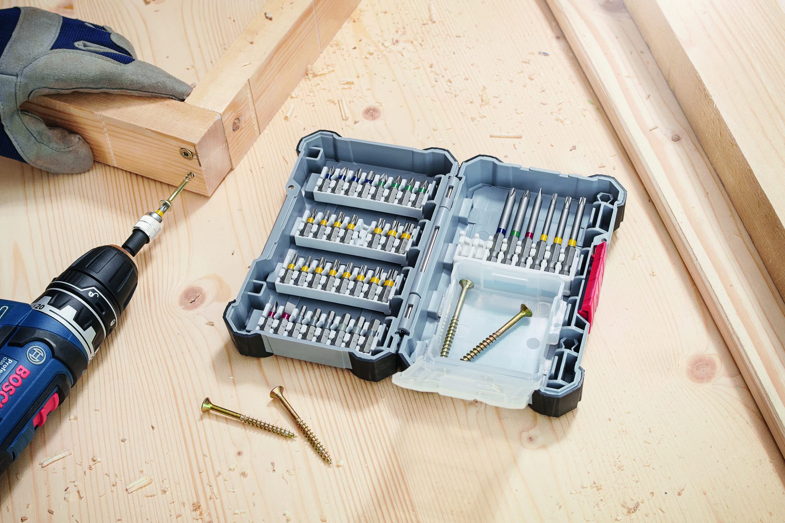 Bosch Professional 35-Piece Drill Bit Set (Pick and Click, Accessories for Impact Drivers, with Bits and Universal Holder) - Amazon Exclusive