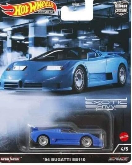 Hot Wheels Car Culture 2022 Exotic Envy Complete Set of 5 Diecast Vehicles from FPY86-957M Release