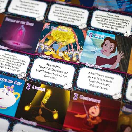 USAOPOLY Smash Up: Disney Edition | Featuring Disney Characters from Frozen, Big Hero 6, The Lion King, Aladdin, The Nightmare Before Christmas, & More | Standalone Smash Up Game