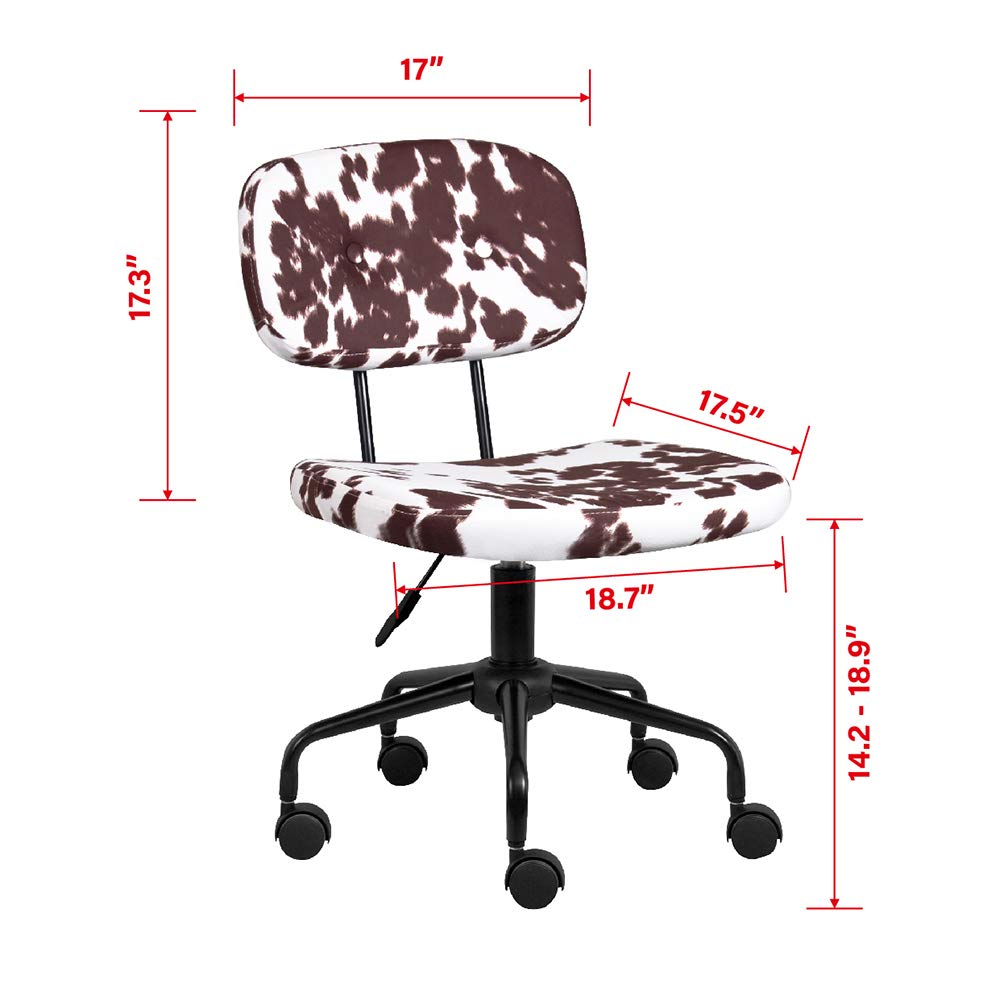GIA Modern 47-Inch Black Computer Desk with 4-Tier Shelves, Writing Desk for Home Office or Bedroom, Metal Frame and Wood Desktop