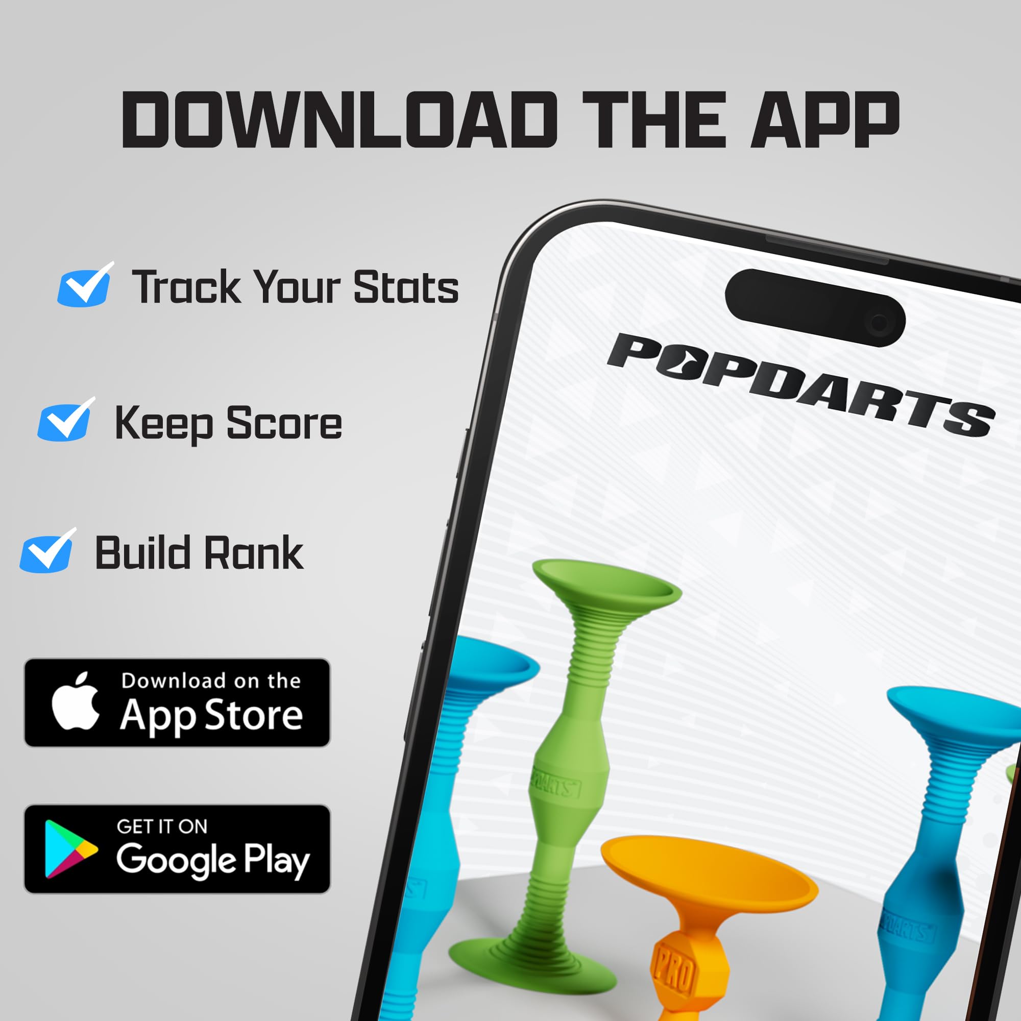 Popdarts Pro Pack (Blue and Green) - Indoor, Outdoor Suction Cup Throwing Game - Competition with a POP
