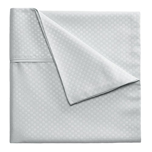 Brushed Microfiber Sheets Set- 4 Piece Hypoallergenic Bed Linens with Deep Pocket Fitted Sheet and Embossed Design by Lavish Home (Platinum, Queen)