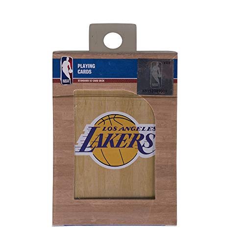 Pro Specialties Group Los Angeles Lakers Playing Cards Hardwood NBA Playing Cards Team Color Small…