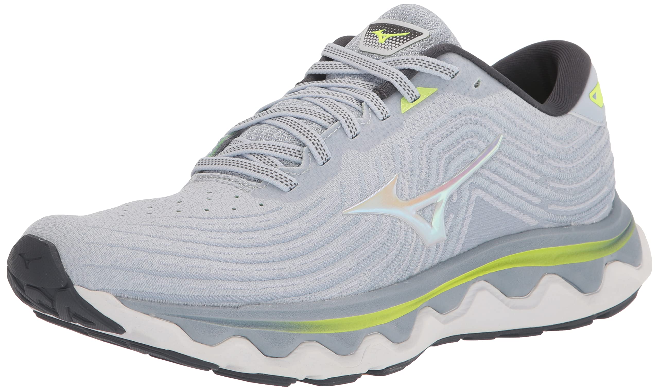 Mizuno womens Wave Horizon 6 Running Shoe, Heather-white, 9 US