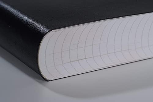 Zequenz Classic 360 Signature Series, Size: A6 Small, Color: Black, Paper: Ruled, Soft Bound Journal, soft cover Notebook, Small, 4" x 5.5", 200 sheets / 400 pages, Ruled, Lined premium paper