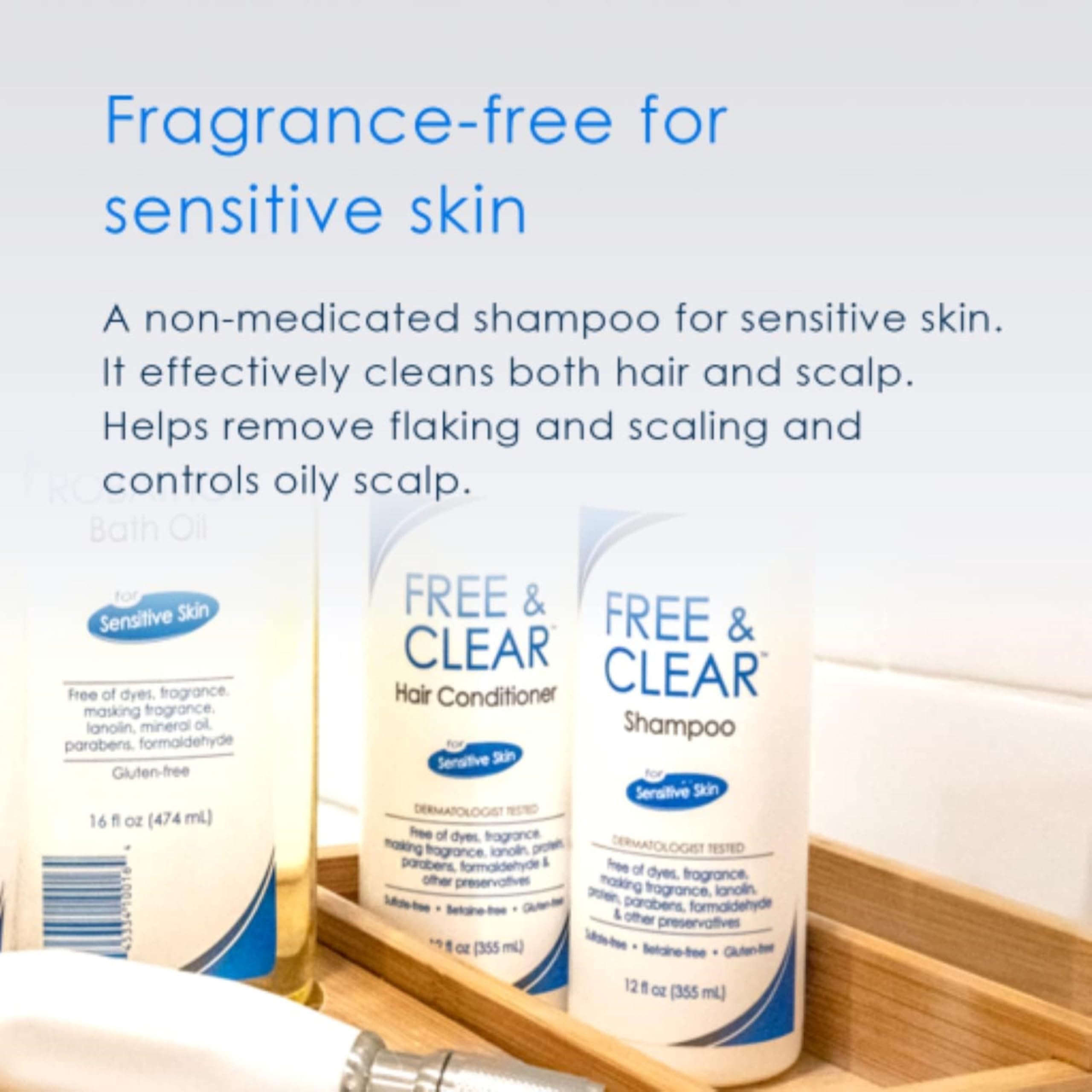 Vanicream Shampoo For Sensitive Skin 12 OZ (Pack of 3)