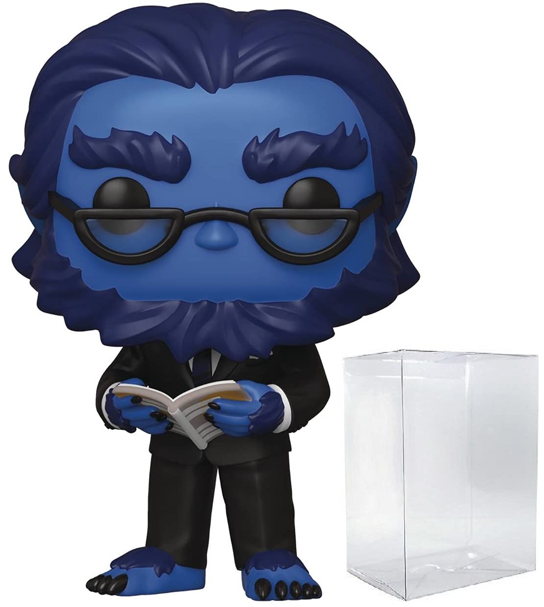POP Marvel: X-Men 20th Anniversary - Beast Funko Pop! Vinyl Figure (Bundled with Compatible Pop Box Protector Case) Multicolor 3.75 inches