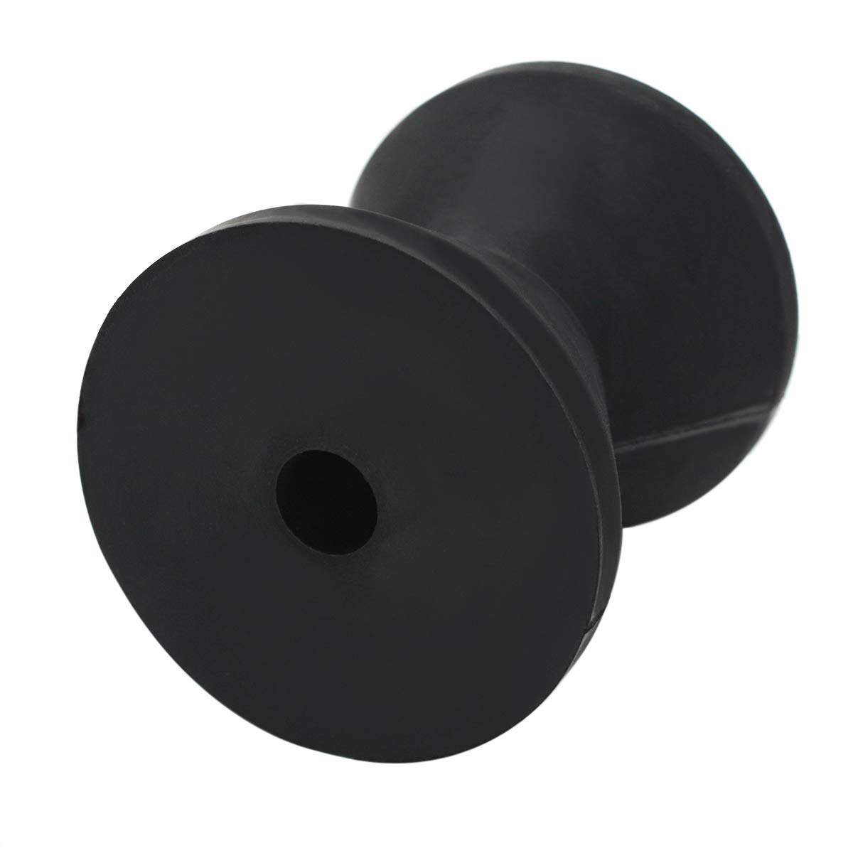 Bow Stop Roller 4 Inch Mounting Width Boat Trailer Black Molded Rubber