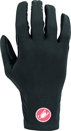Castelli Men's Winter Lightness 2 Cycling Gloves - Lightweight Padded Bike Gloves for Cold Weather - Black, Large