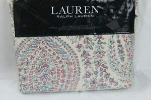 Lauren Ralph Lauren Claudia Multicolor Paisley Floral Full Queen 3 pc Duvet Cover Set Shams (Queen (U.S. Standard))