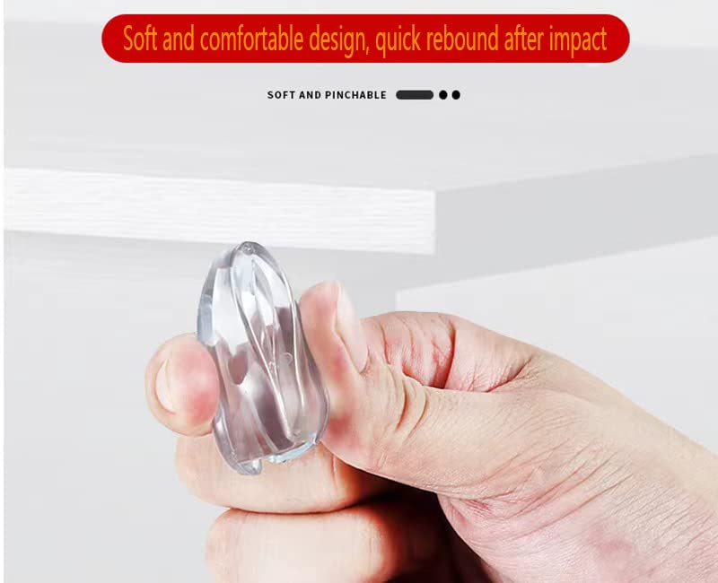Child Corner Guard(10 Pieces),Baby Proofing Corner Protectors,Transparent Table Corner Anti-Collision Adhesive, Child Anti-Collision Protective Sleeve,Thickened Corner Guard,PVC Corner Guard