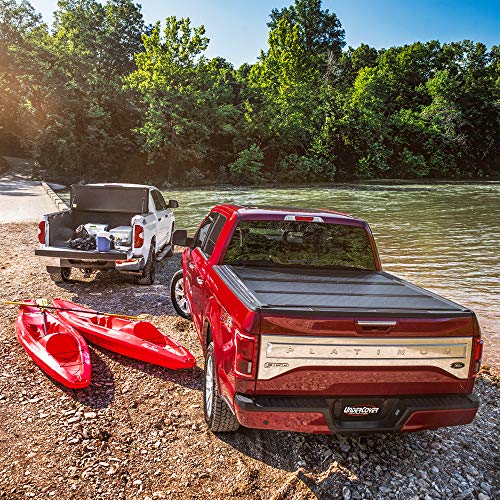 UnderCover Flex Hard Folding Truck Bed Tonneau Cover | FX11005 | Fits 2007 - 2013 Chevy/GMC Silverado/Sierra 1500 w/o bed caps 5' 9" Bed (69.3")
