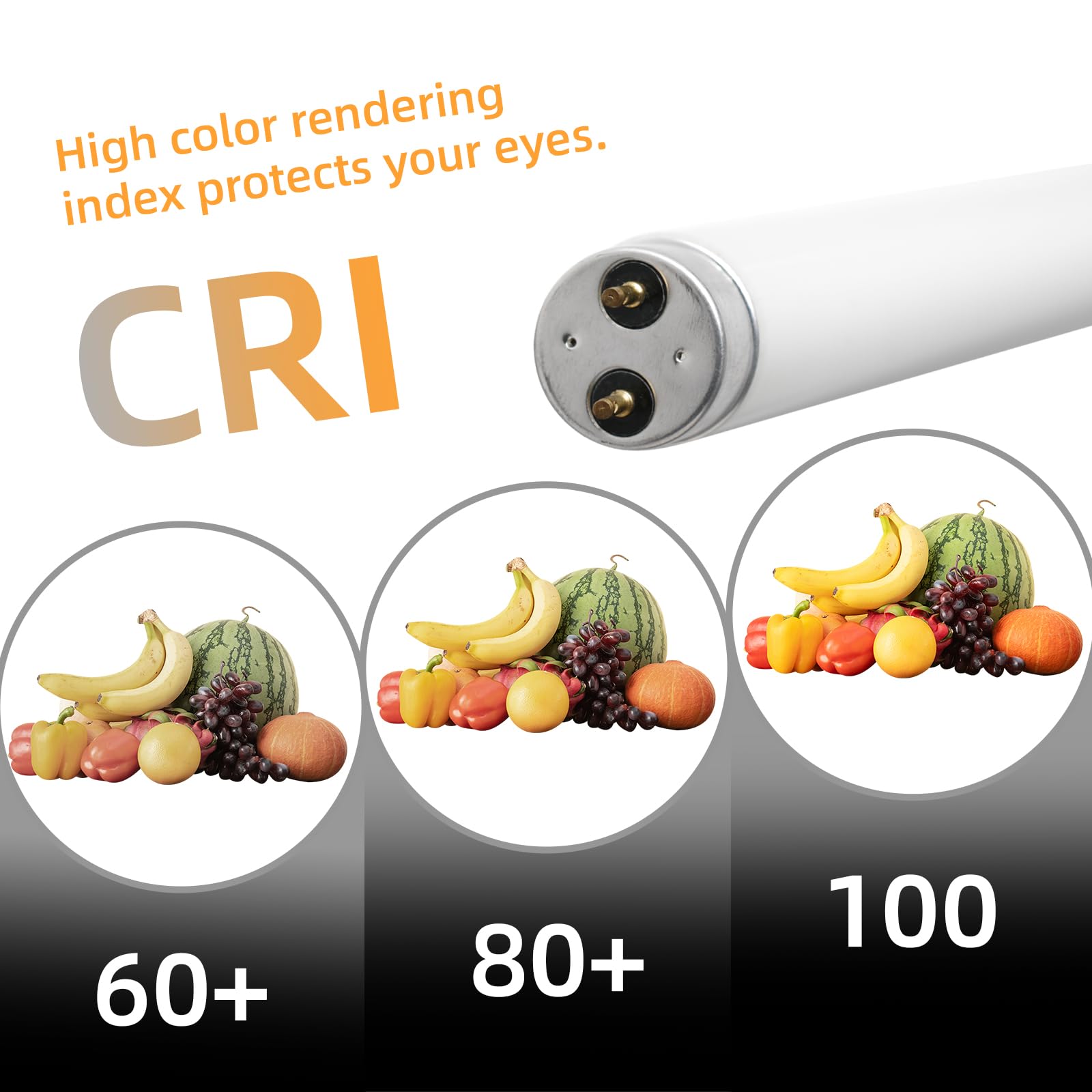 coospider-repta 18 Inch 15W T8 Fluorescent Replacement Tube Bulb Warm White Light 4100K Medium Bi-Pin G13 Base 2 Count
