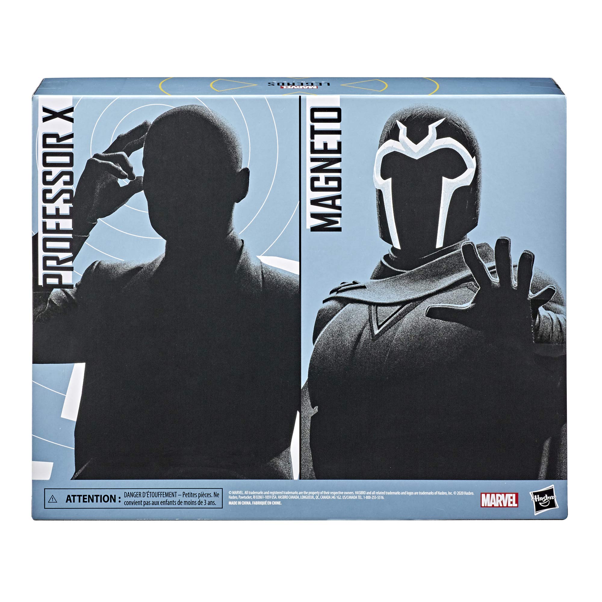 Marvel Hasbro Legends Series X-Men Magneto and Professor X 6-inch Collectible Action Figures Toys, Ages 14 and Up