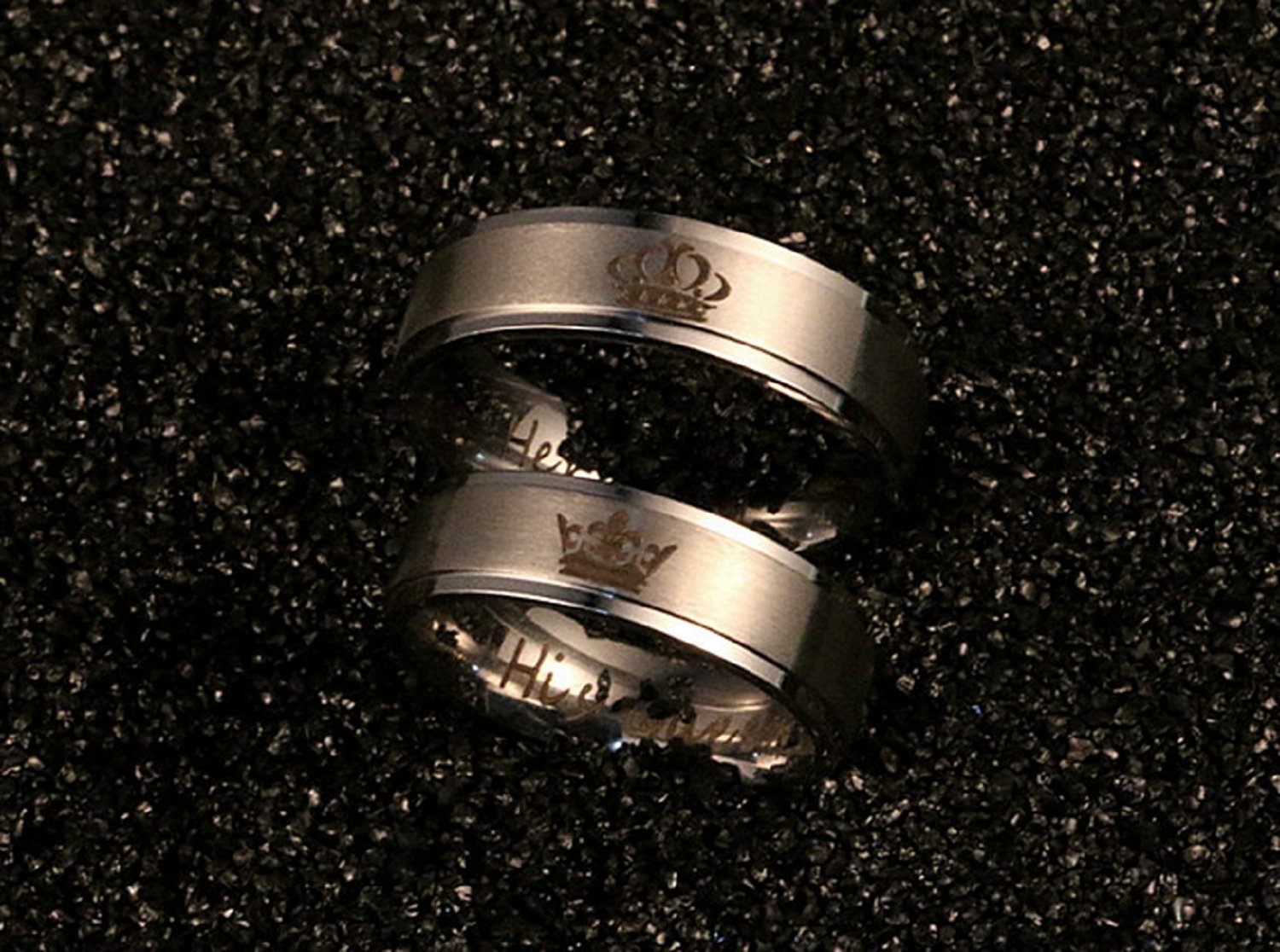 Blowin Her King Silver Stainless Steel Wedding Band Anniversary Engagement Promise Ring 6mm (His Size 8)