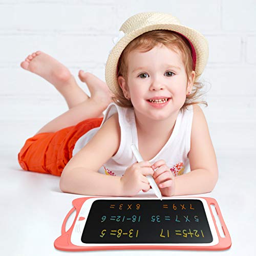 Jasonwell Kids Drawing Pad Doodle Board 12'' Colorful Toddler Scribbler Board Erasable LCD Writing Tablet Light Drawing Board Educational Learning Toys Gift for 2 3 4 5 6 7 8 Year Old Girls Boys