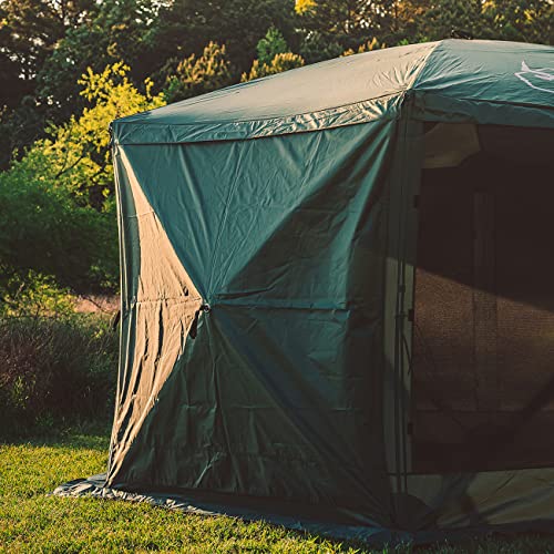 Gazelle Alpine Green GA109 Pop-up Portable Gazebo Screen Tent Wind Panels, (Pack of 3)