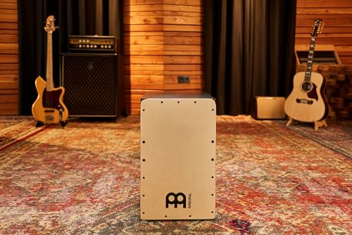 Meinl Pickup Cajon Box Drum with Internal Snares - MADE IN EUROPE - Baltic Birch Wood, Snarecraft Series, 2-YEAR WARRANTY (PSC100B)