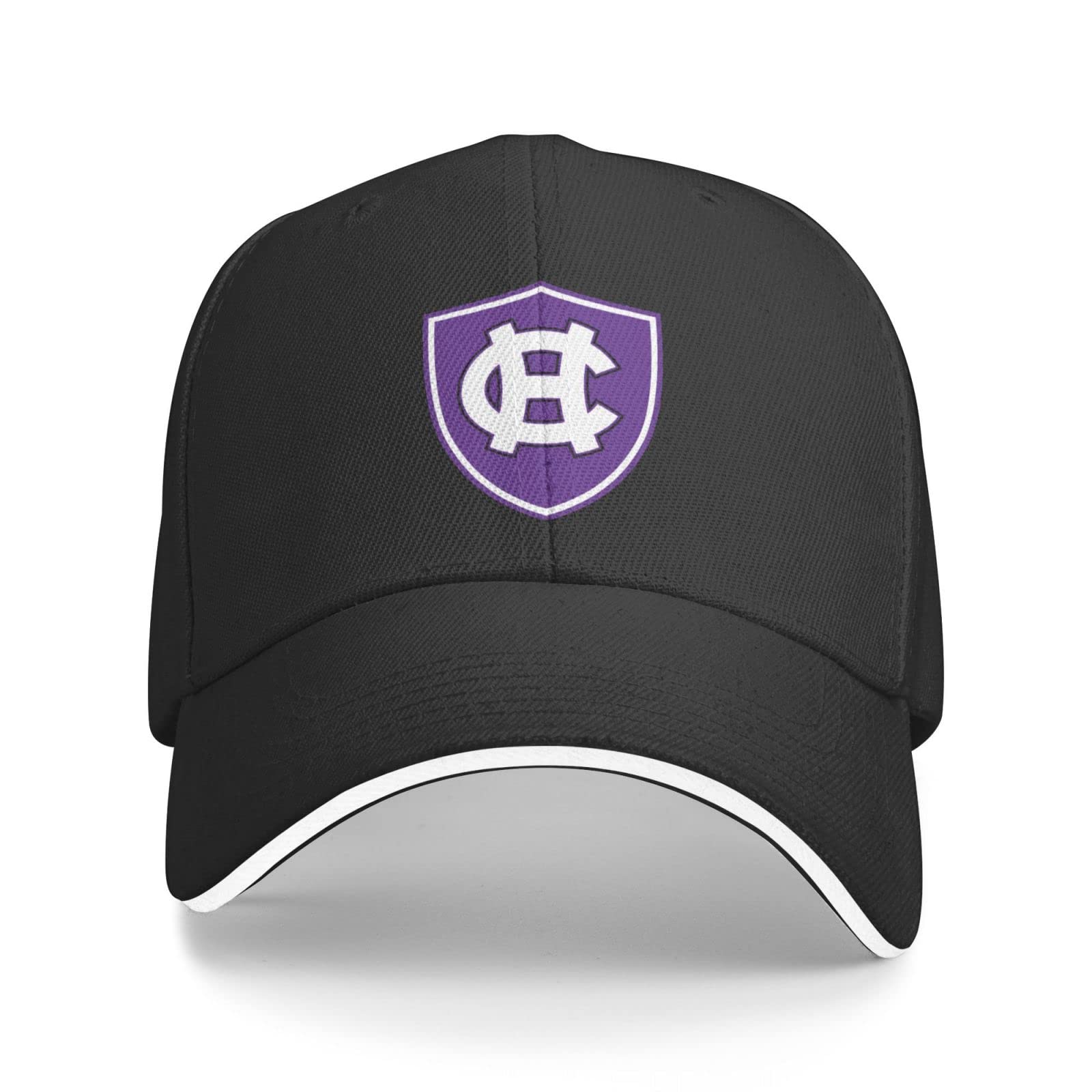 College A of The Holy Cross Logo Sandwich Cap Unisex Classic Baseball Capunisex Adjustable Casquette Dad Hat Black