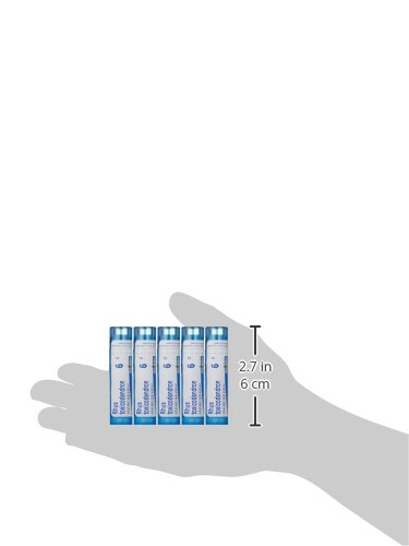 Boiron Rhus Toxicodendron 6C, 5-Pack of 80 Pellet Tubes, Homeopathic Medicine for Joint Pain,