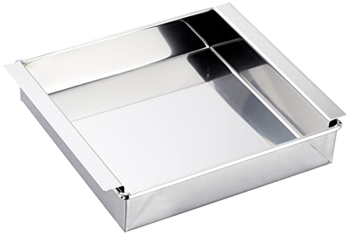 Endo Shoji ATM07015 Commercial Egg Tofu, 5.9 inches (15 cm), Kanto Type, Main Unit 18-8 Stainless Steel, Made in Japan
