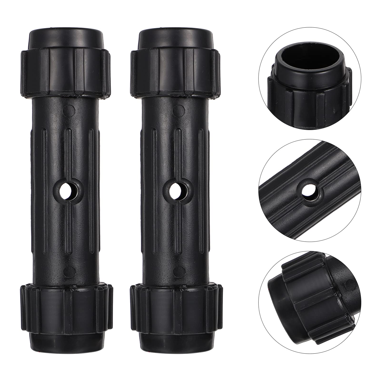 BESPORTBLE 2pcs Paddle Connector Screw Joint Tool Kayak Paddle Joint Paddles Joint Boat Plastic Paddles Joint Boat Paddle Connection Pipe Paddle Joint Connector Paddle Joints