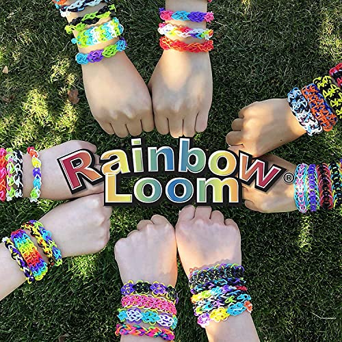Rainbow Loom® MEGA Combo Set, Features 7000+ Colorful Rubber Bands, 2 Step-by-Step Bracelet Instructions, Organizer Case, Great Gift for Kids 7+ to Promote Fine Motor Skills (Packaging May Vary)
