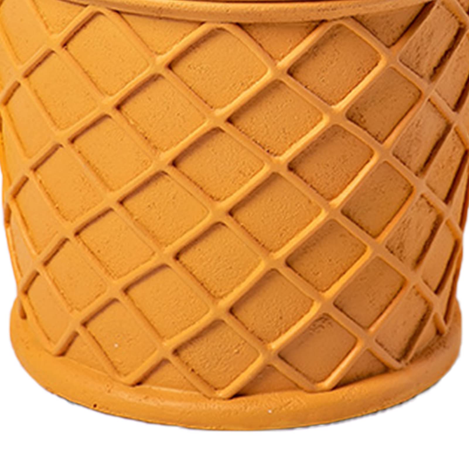 Enforose Simulated Food Stool Food Shoe Changing Stool Soft Retro Fun Ingenious Decorative Low Food Shoe Step Changing Stool for Home (ice Cream)