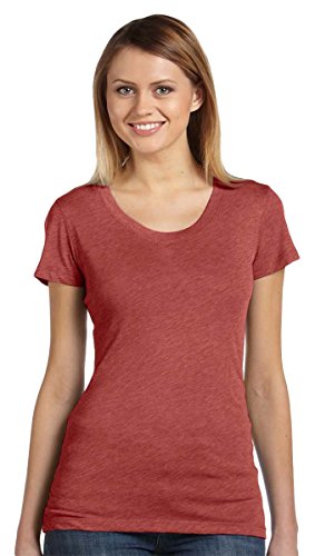 Bella + Canvas Ladies' Triblend Short-Sleeve T-Shirt 2XL CLAY TRIBLEND