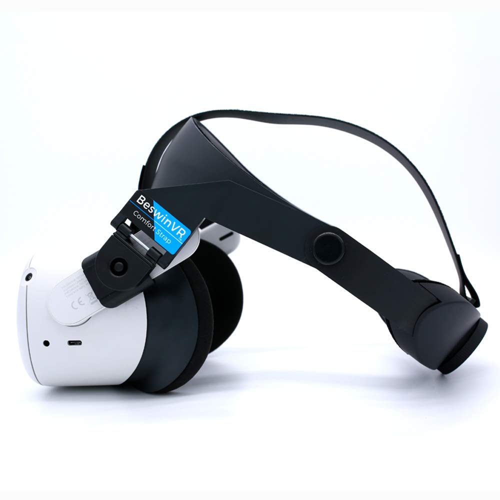 BeswinVR Halo Strap for Quest 2 and Oculus Quest - Quest 2 Adapter Ready- Virtual Reality Accessories (USA Stock 3-5 Days Shipping)