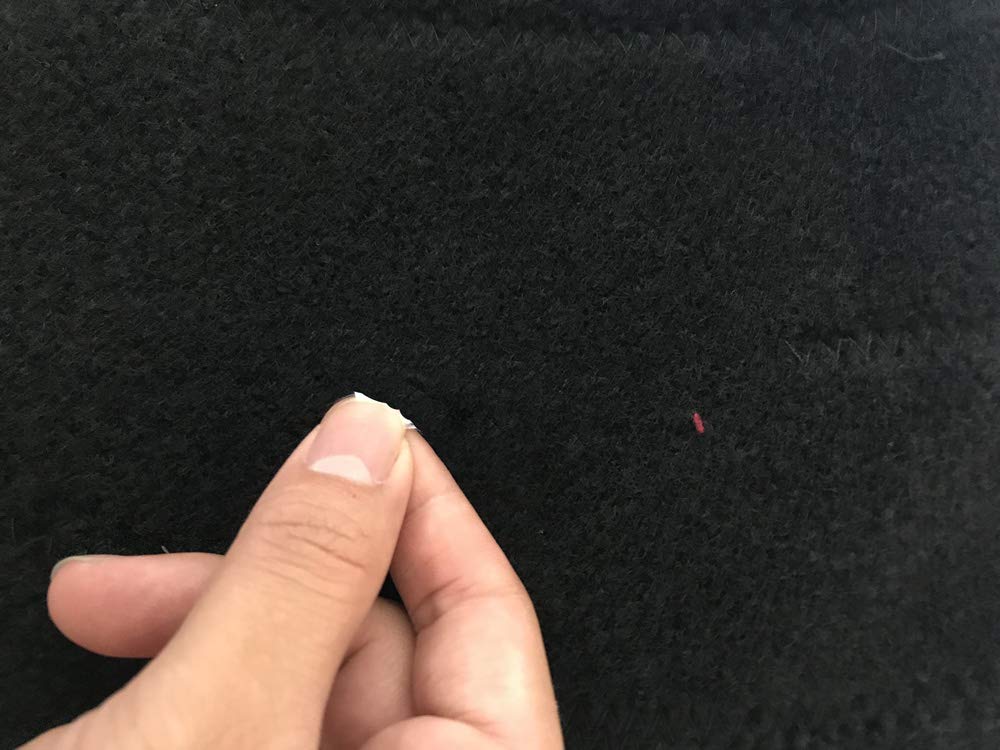 Car Dashboard Cover for Ford Fusion Mondeo 2013-2018 Dash Mats Shade Protective Pad(Premium Carpet, Black)