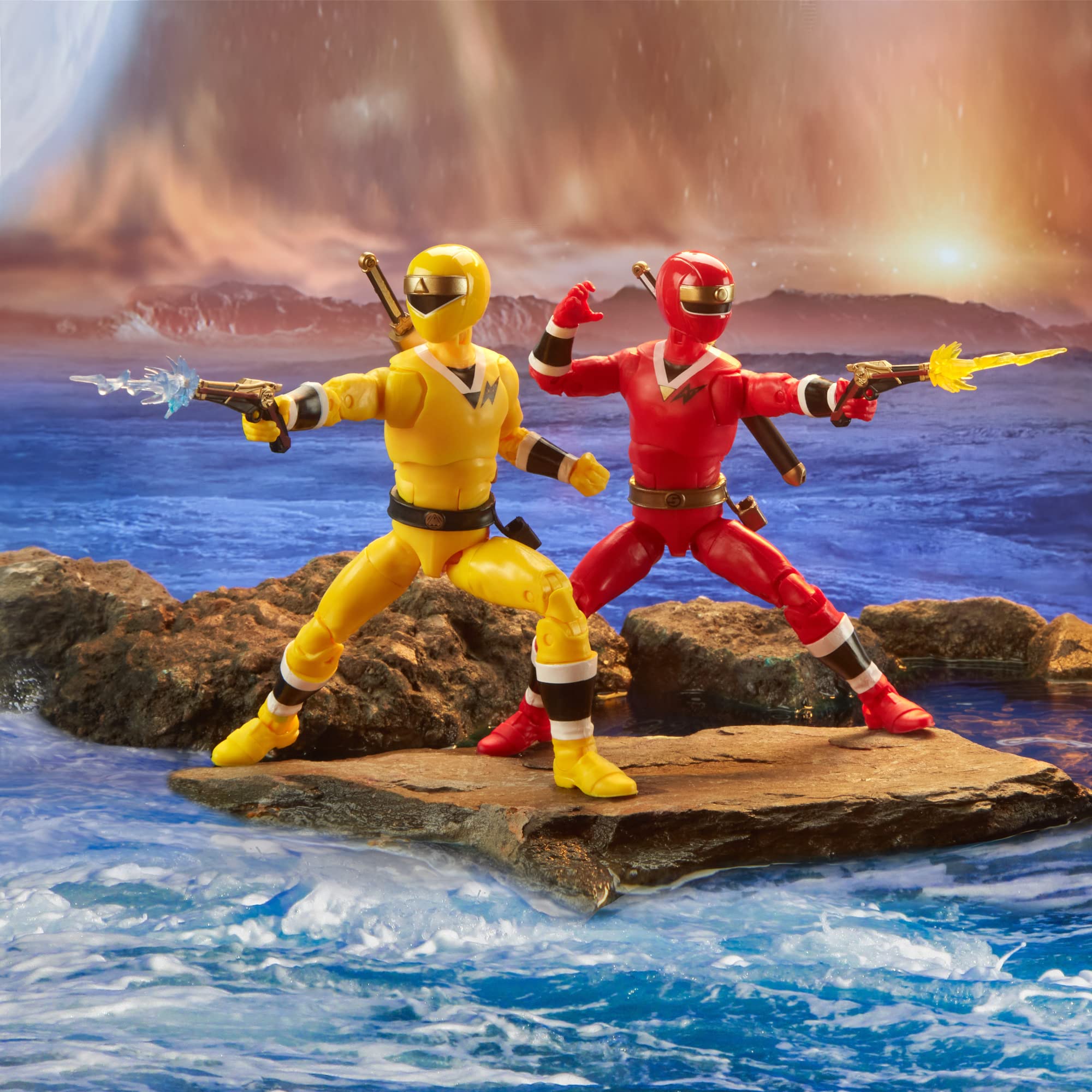 Power Rangers Lightning Collection 5-Pack Alien Rangers of Aquitar 6-inch Action Figures, Toys Kids Ages 4 and Up (Amazon Exclusive)