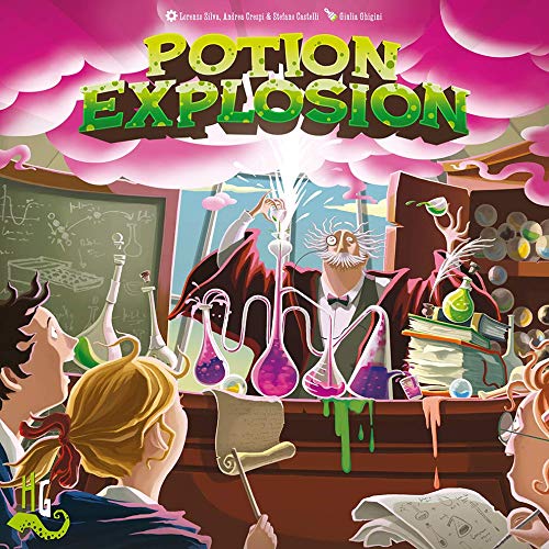 Horrible Games | Potion Explosion (3rd Edition) | Strategy Board Game | Now with a Plastic Marble Dispenser | 2 to 4 Players | 30+ Minutes | Ages 14+