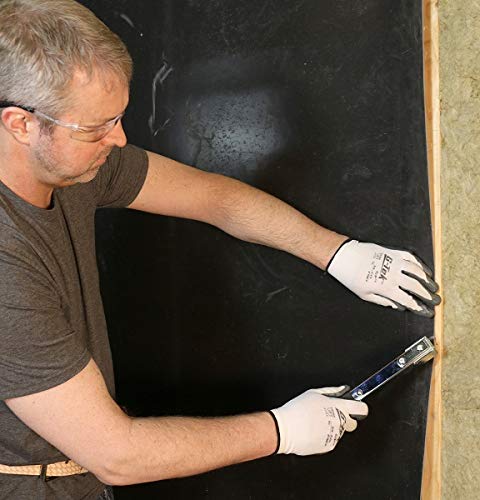 Mass Loaded Vinyl MLV Barrier 4' x 25' 1 LB One Pound 100 Square Foot Roll Soundproofing Acoustic Barrier