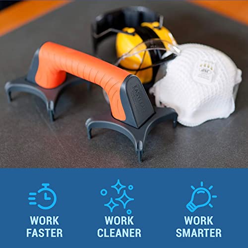 EasyLean Trowel Support Tool, Handy Hand Tool for Flooring, Drywall, Cement, and Adhesive Application, Support Tool for Floor Installers with Anti-Slip Spare Feet - Joyful Flappers